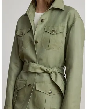 Ralph Lauren Linen Blend Twill Field Jacket