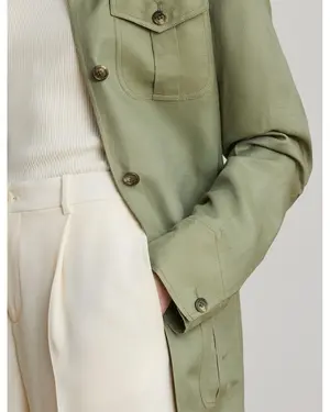 Ralph Lauren Linen Blend Twill Field Jacket