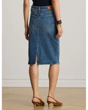 Ralph Lauren Denim Pencil Skirt