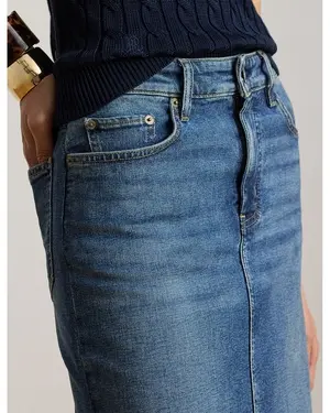 Ralph Lauren Denim Pencil Skirt
