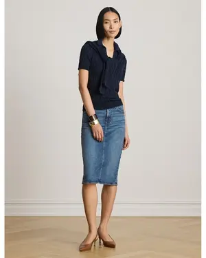 Ralph Lauren Denim Pencil Skirt