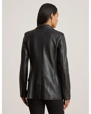 Ralph Lauren Leather Blazer