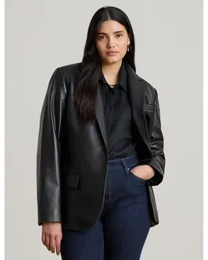 Ralph Lauren Leather Blazer