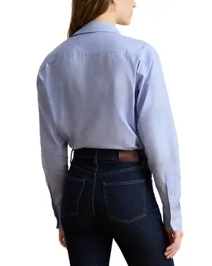 Ralph Lauren Cotton Relaxed Button Front Shirt