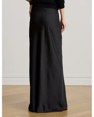 Ralph Lauren Satin Charmeuse Maxi Skirt