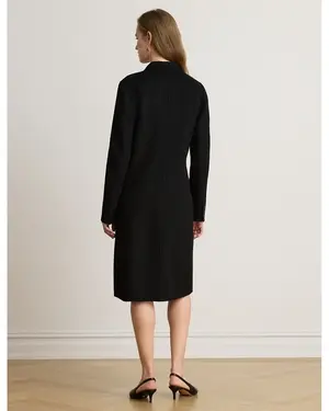 Ralph Lauren Double Breasted Coat - Black