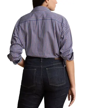 Ralph Lauren Relaxed Fit Striped Broadcloth Shirt