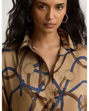 Ralph Lauren Printed Twill Relaxed Shirtdress