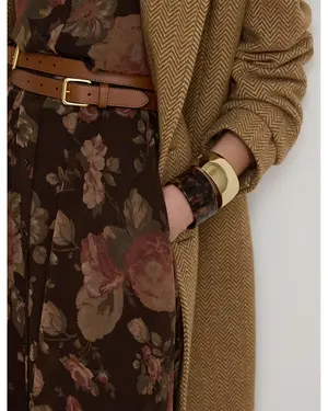 Ralph Lauren Floral Chiffon Shirtdress