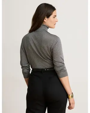 Ralph Lauren Metallic Turtleneck Sweater