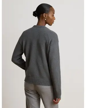 Ralph Lauren Intarsia Knit Husky Cotton Sweater