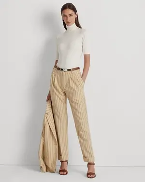 Ralph Lauren Elbow-sleeve Turtleneck - White