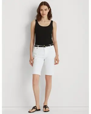 Ralph Lauren Twill Bermuda Shorts - White