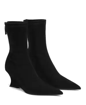 NAKED WOLFE Hilly Suede Boots - Black