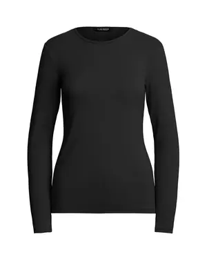 Ralph Lauren Crewneck Long Sleeve Tee - Black