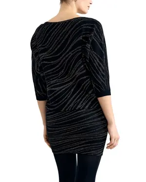 PHASE EIGHT Becca Zebra Knit Pencil Dress