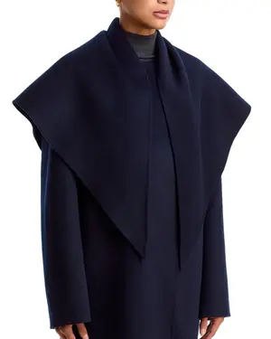 TOTEME Wool Scarf Double Coat