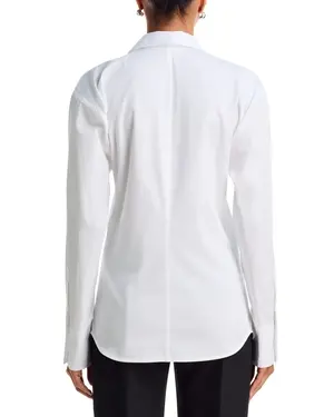 TOTEME Cotton Poplin Slouch Waist Shirt