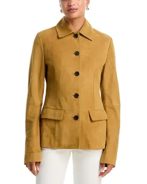 TOTEME Suede Cinched Jacket