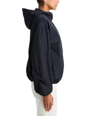 TOTEME Technical Taffeta Windbreaker Jacket - Black