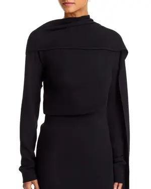 TOTEME Draped Scarf Midi Dress
