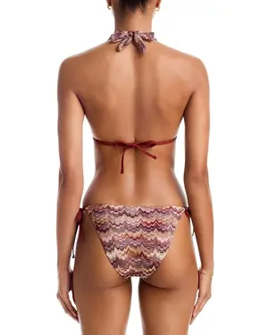 Aqua Side Tie Hipster Bikini Bottom Exclusive