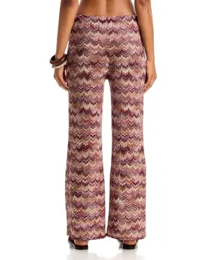 Aqua Printed Pull On Swim Cover-up Pants Exclusive