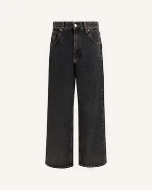 SUNFLOWER Super Wide Jeans - Black