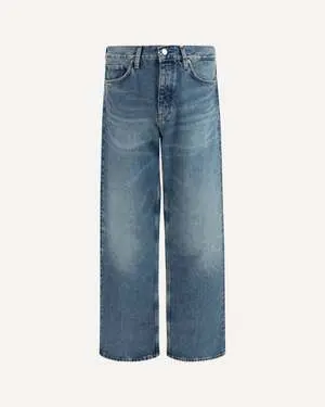 SUNFLOWER Wide-leg Denim Jeans - Light Blue