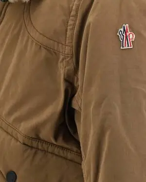 Moncler Alpental Padded Canvas Bomber Jacket
