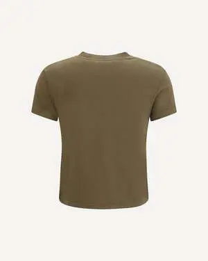 Alexander Wang Short-sleeve T-shirt With Central Logo Print Feale