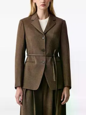 ISABELLE BLANCHE Belted Single-breasted Blazer