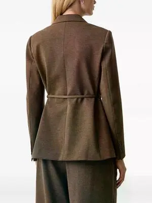ISABELLE BLANCHE Belted Single-breasted Blazer