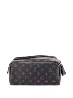 LOUIS VUITTON Dopp Kit Toiletry Monogram Eclipse Canvas Pouch