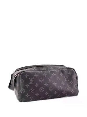 LOUIS VUITTON Dopp Kit Toiletry Monogram Eclipse Canvas Pouch