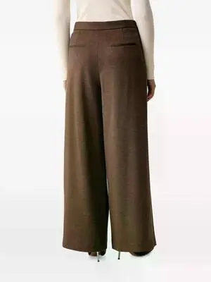 ISABELLE BLANCHE Pleated Wide-leg Palazzo Pants