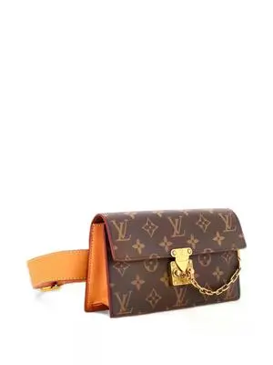 LOUIS VUITTON S Lock Pouch Monogram Canvas Belt Bag