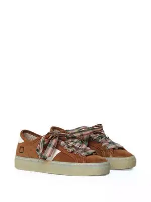 D.a.t.e. Suede Check-lace Sneakers