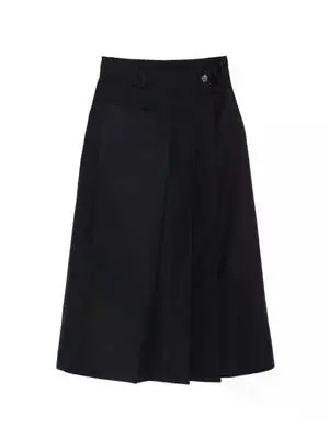 Soeur Varna Pleated Midi Skirt - Blue