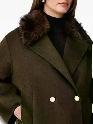 KAOS Buttoned Short Double-breasted Coat