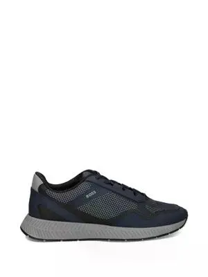 BOSS Reflective-panel Trainers - Blue