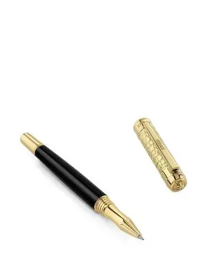Versace Croco Engraved Pen - Black