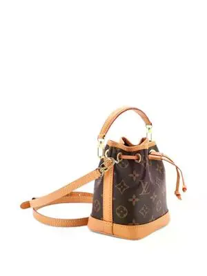 LOUIS VUITTON Noe Nm Handbag Monogram Canvas Nano Bucket Bag