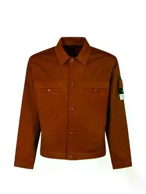 Stone Island Q100039 Raw Hand Wool Cotton Gabardine-tc_s.i. Ghost - Brown