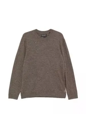 Marc O'polo Fine-knit Crew-neck Sweater - Brown