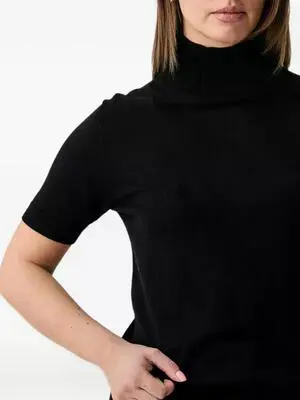 KAOS Roll-neck Short-sleeve Wool T-shirt