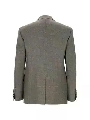 Valentino Garavani Double-breasted Jacket In Mouliné Wool