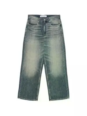 WON HUNDRED Faded Straight-leg Jeans - Blue