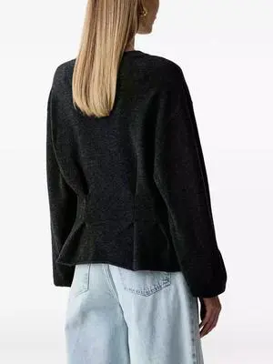 GESTUZ Gzmanzi Pleated-waist Peplum Sweater