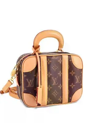 LOUIS VUITTON Valisette Handbag Monogram Canvas Bb Satchel - Brown